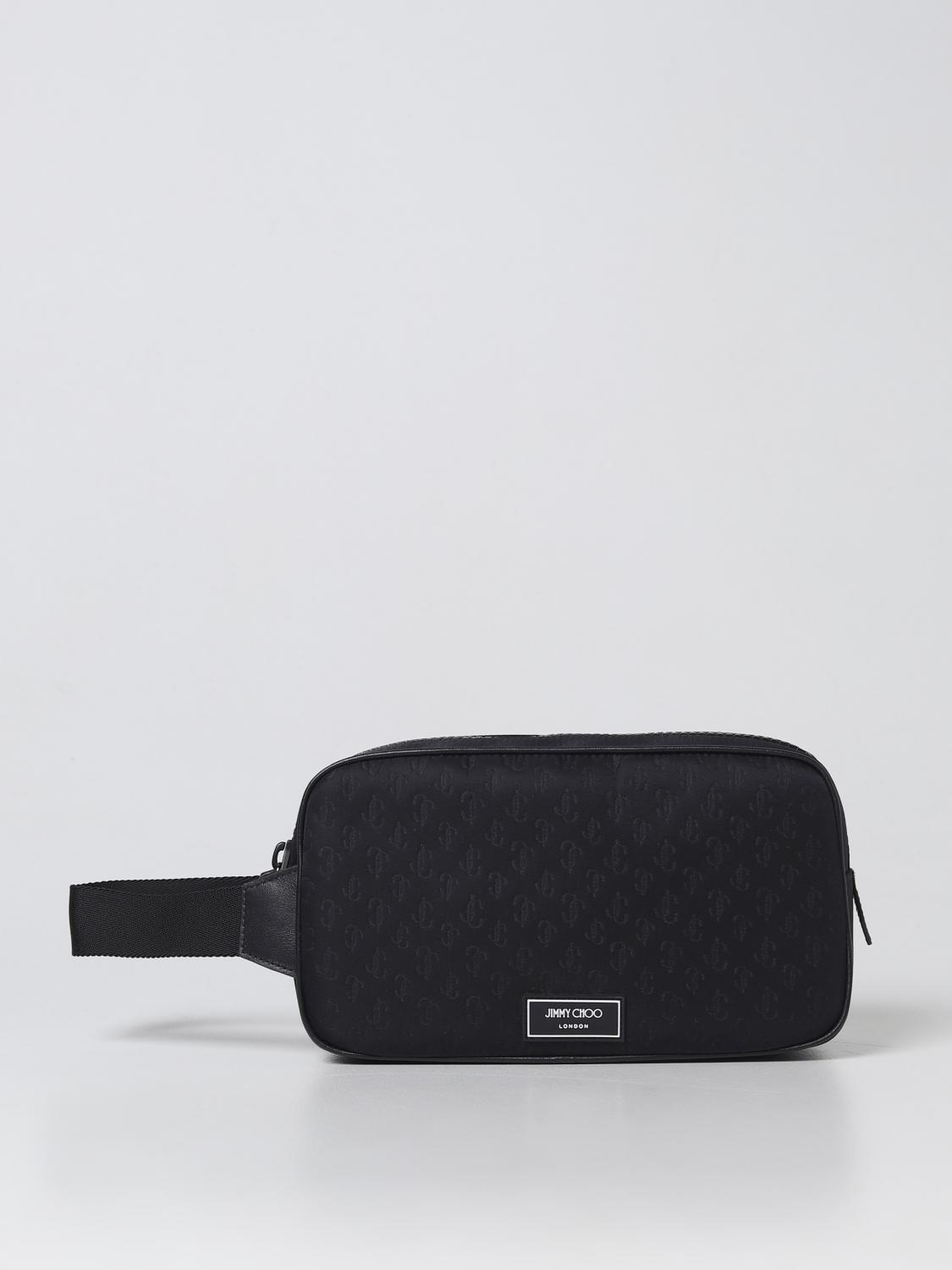 JIMMY CHOO: Bags men - Black | Jimmy Choo cosmetic case DENYONAQB ...