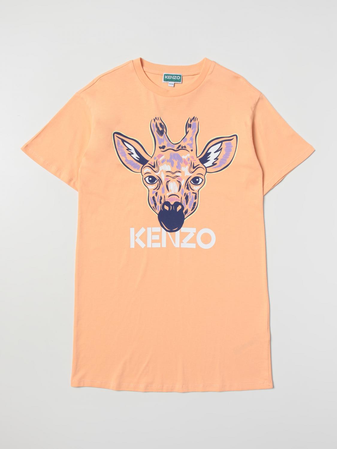 KENZO KIDS: Dress kids Kenzo Junior - Orange | Kenzo Kids dress K12297 ...