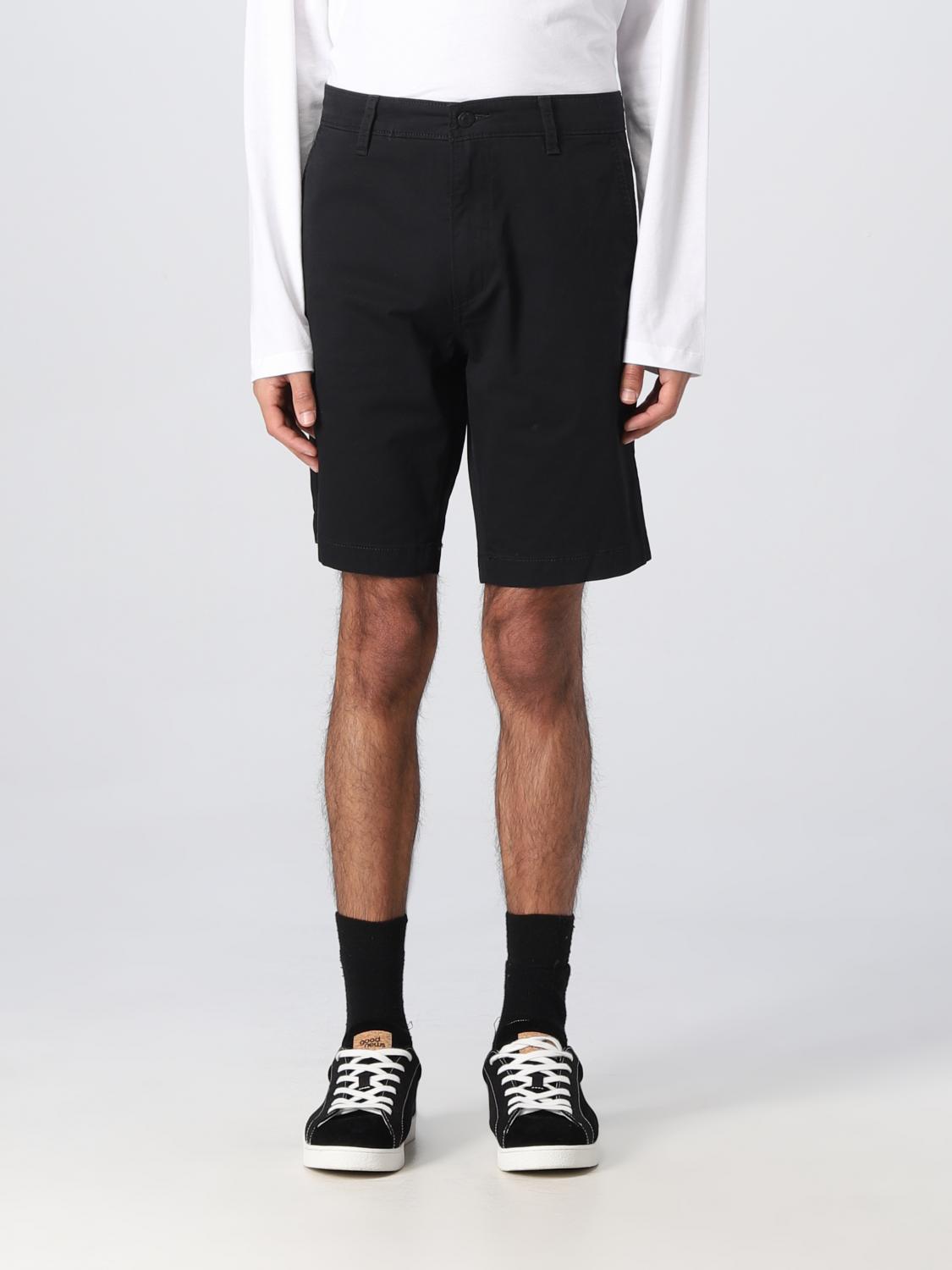 LEVI'S: Pantaloncino in cotone - Nero | Pantaloncino Levi's 172020003 ...