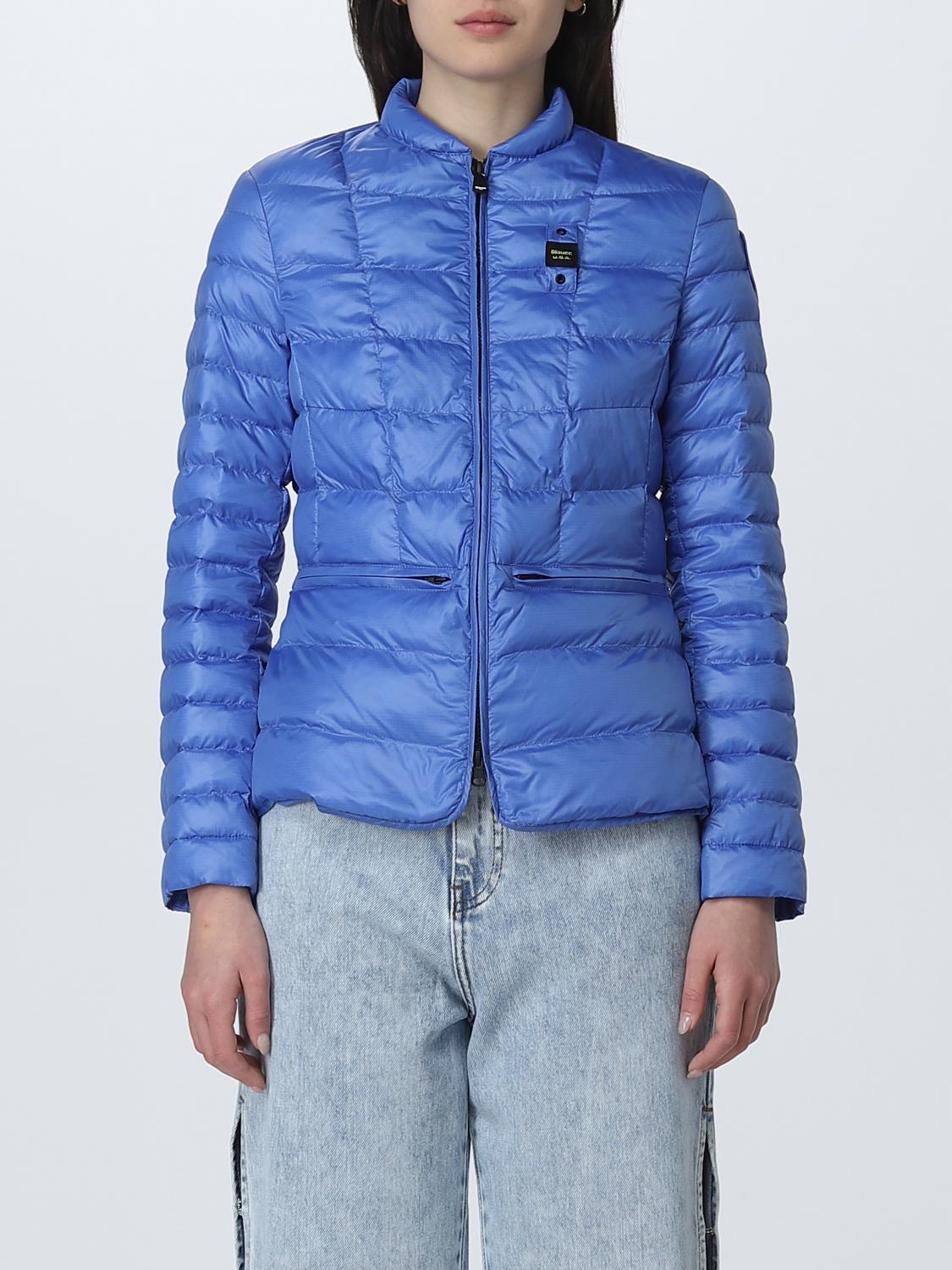 BLAUER: Cappotto donna - Azzurro | Giacca Blauer 23SBLDC02023005958 ...
