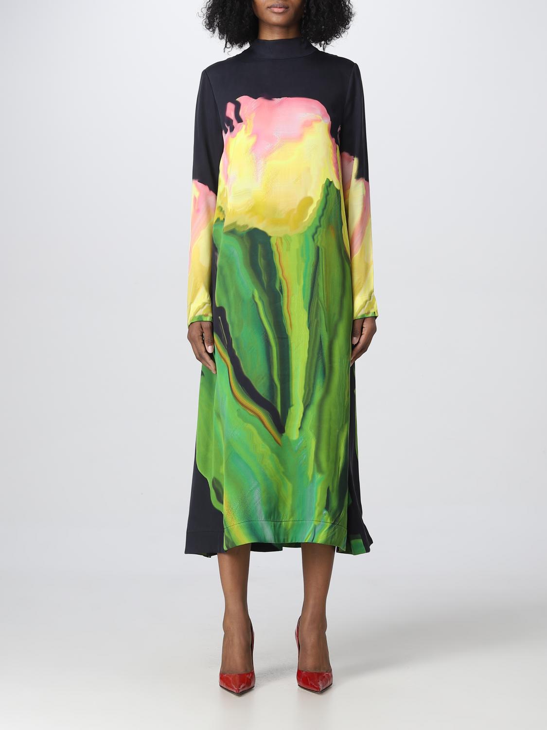 STINE GOYA: Dress woman - Black | Stine Goya dress SG4550 online at ...