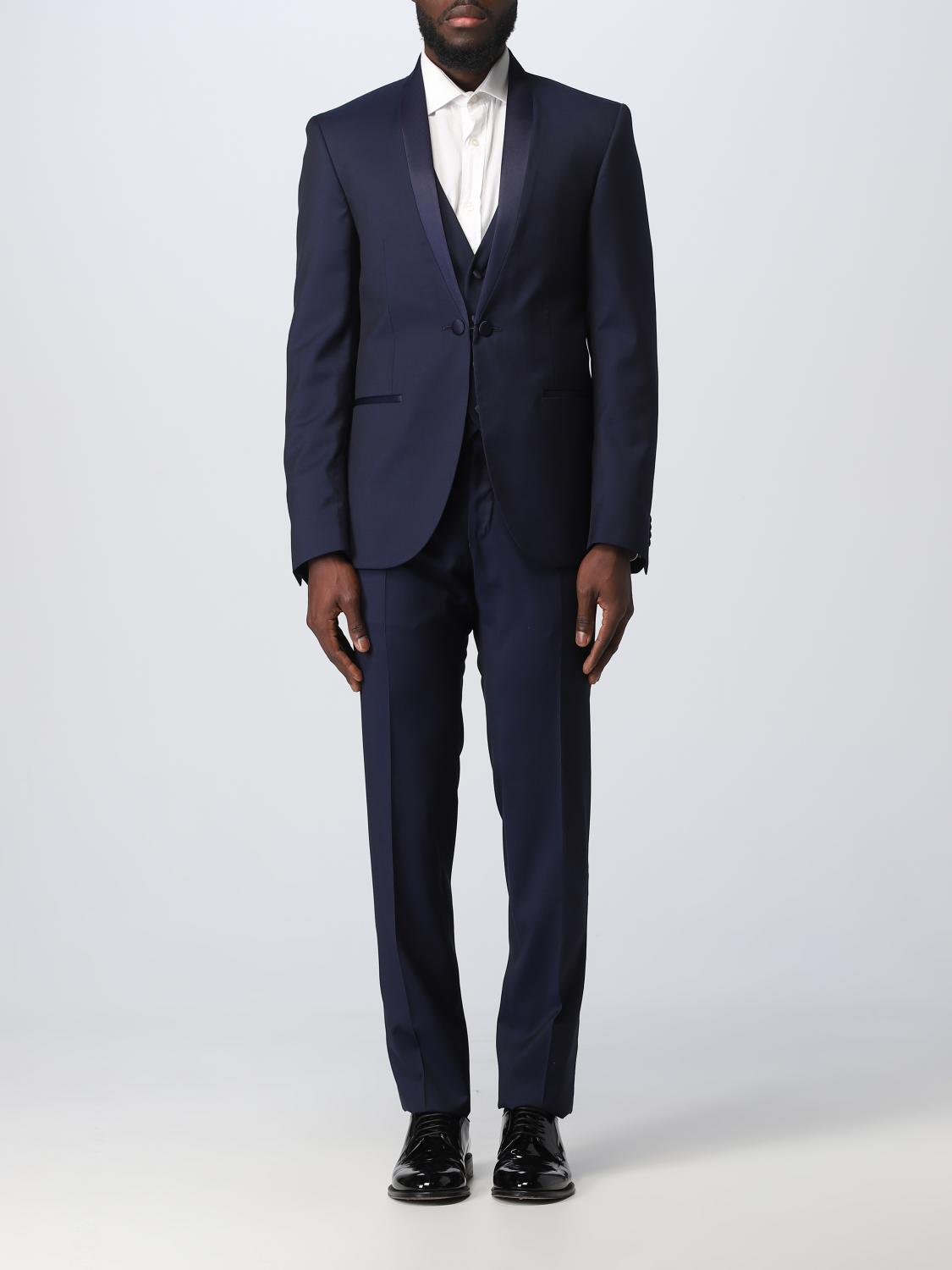 CORNELIANI: Suit men - Blue | Corneliani suit 918T543198150 online at ...