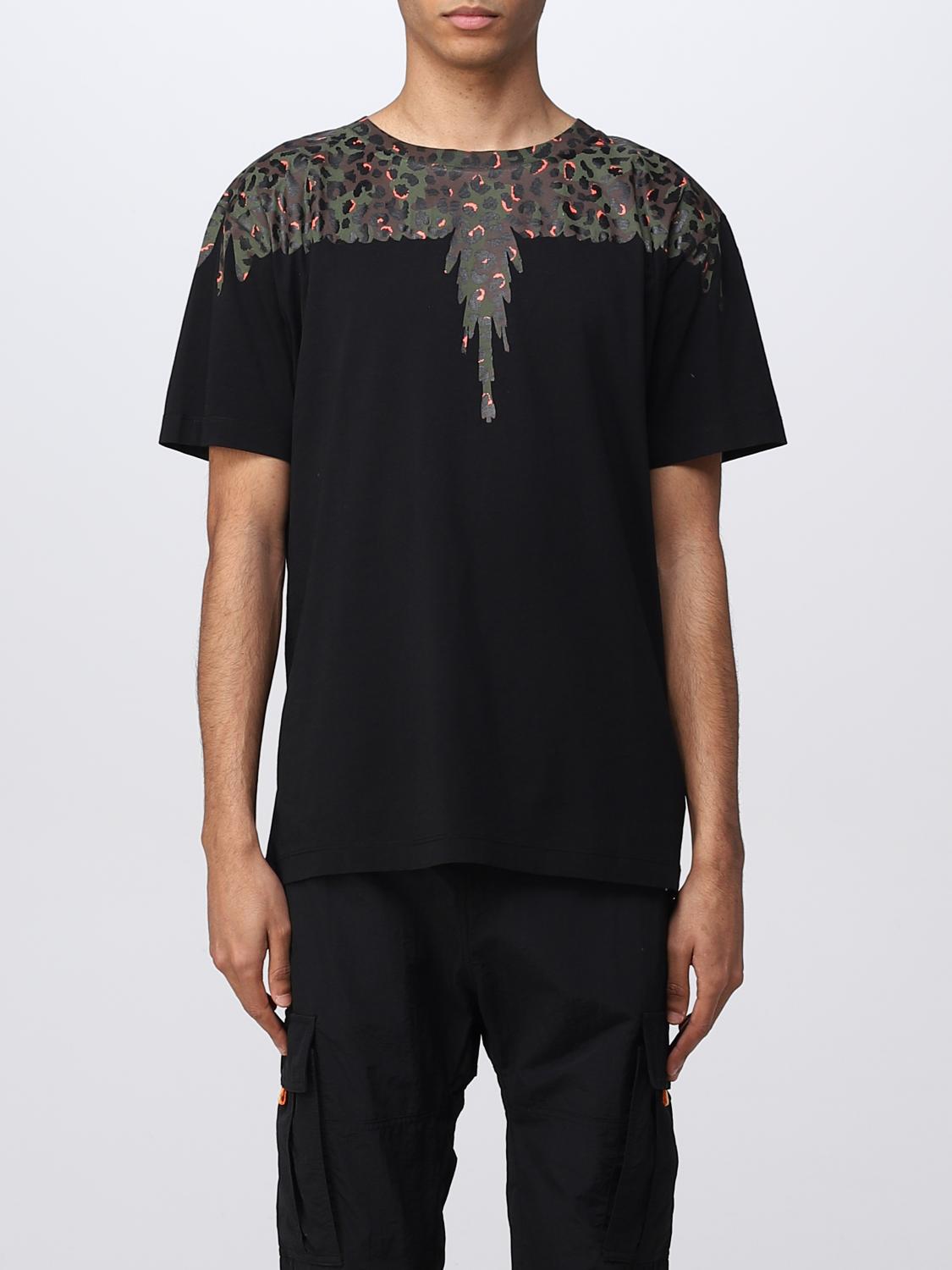 MARCELO BURLON: T-shirt men County Of Milan - Black | Marcelo Burlon t ...