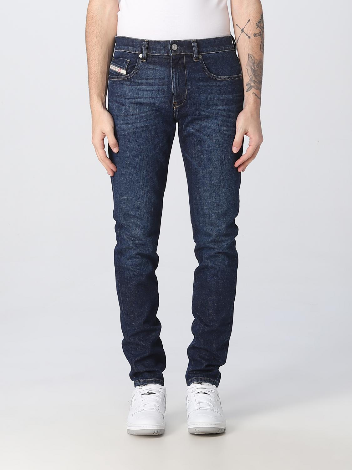 DIESEL: denim jeans - Denim | Diesel jeans A0355809B90 online at GIGLIO.COM