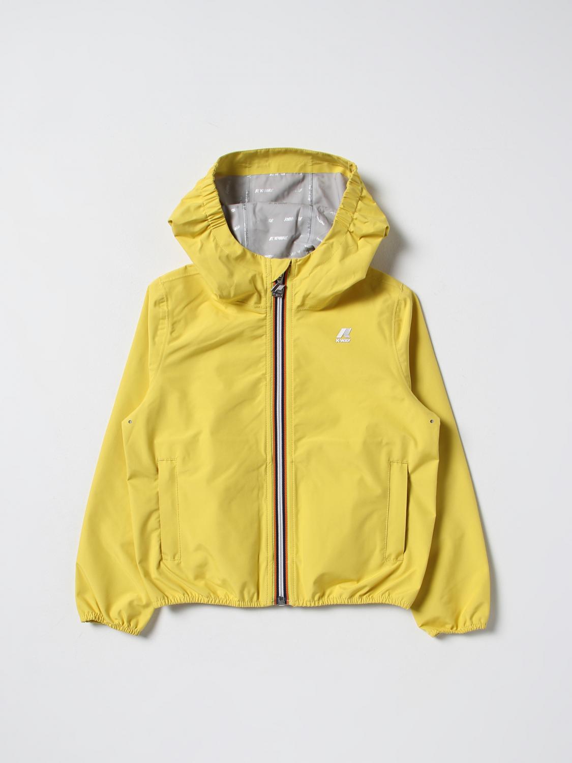 K-WAY: Jacket kids - Yellow | K-Way jacket K31266W online at GIGLIO.COM