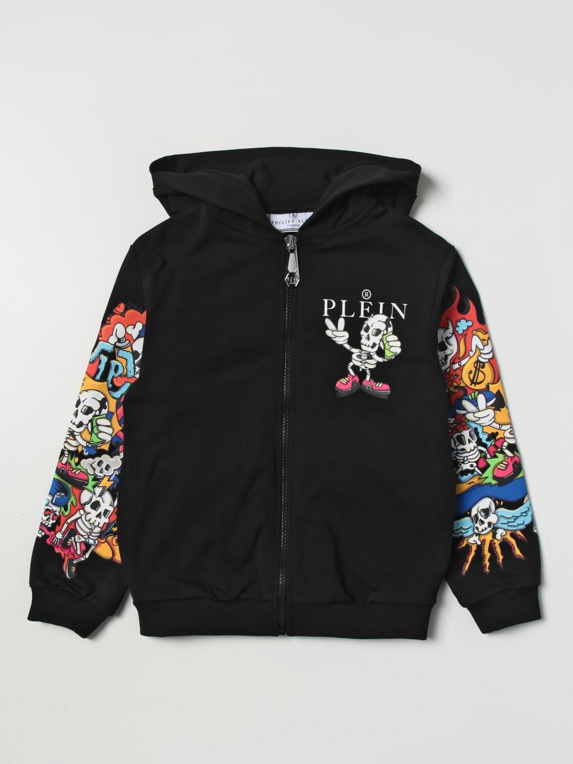 PHILIPP PLEIN: Sweater kids - Black | Philipp Plein sweater 2PF007LDA00 ...