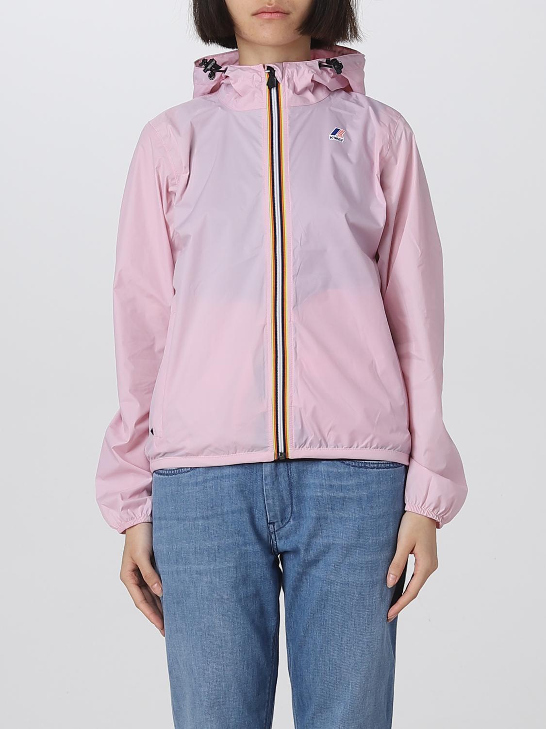 K-WAY: Jacket woman - Pink | K-Way jacket K61254W online at GIGLIO.COM