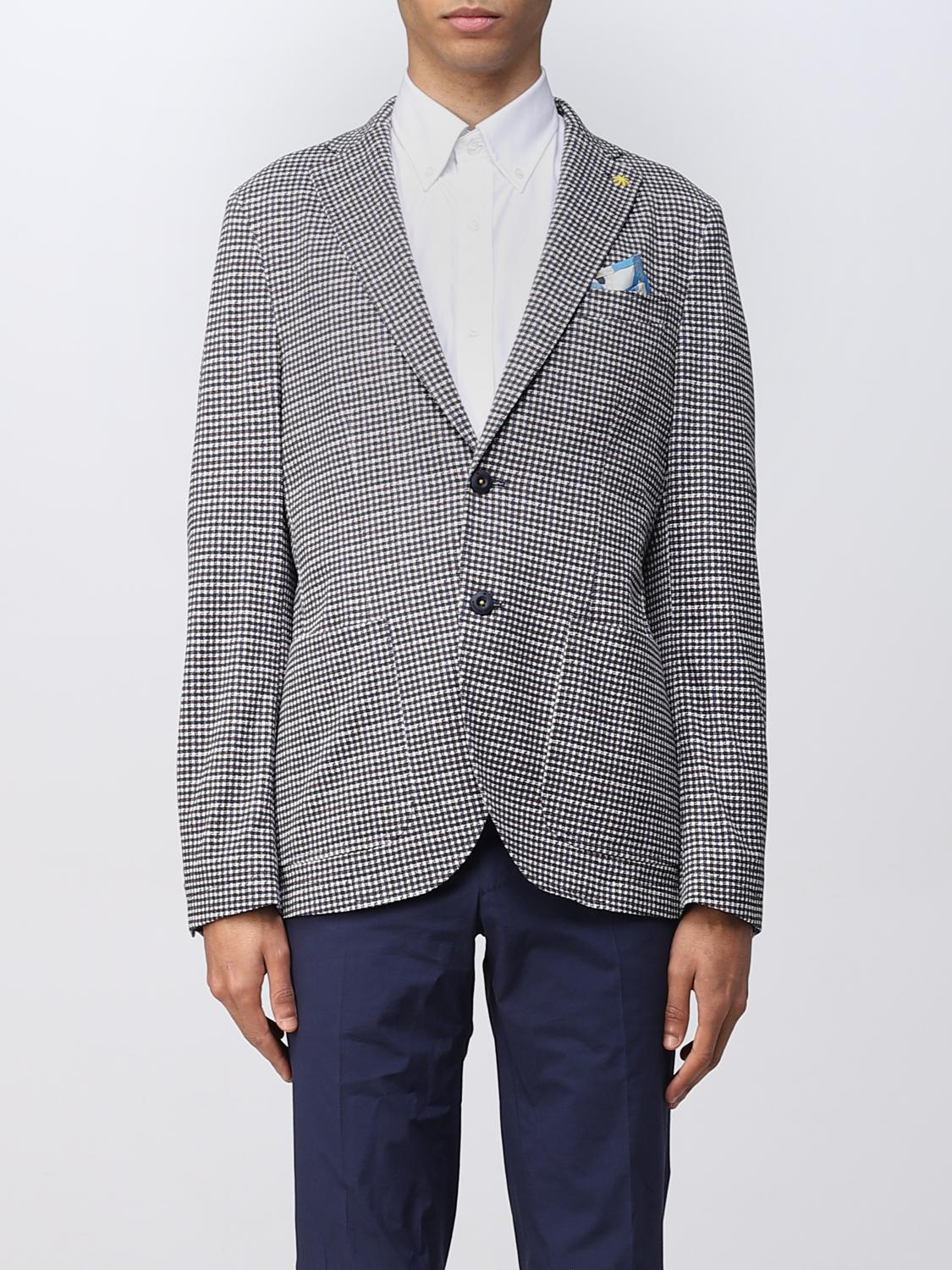 MANUEL RITZ: Blazer men - Multicolor | Manuel Ritz blazer ...