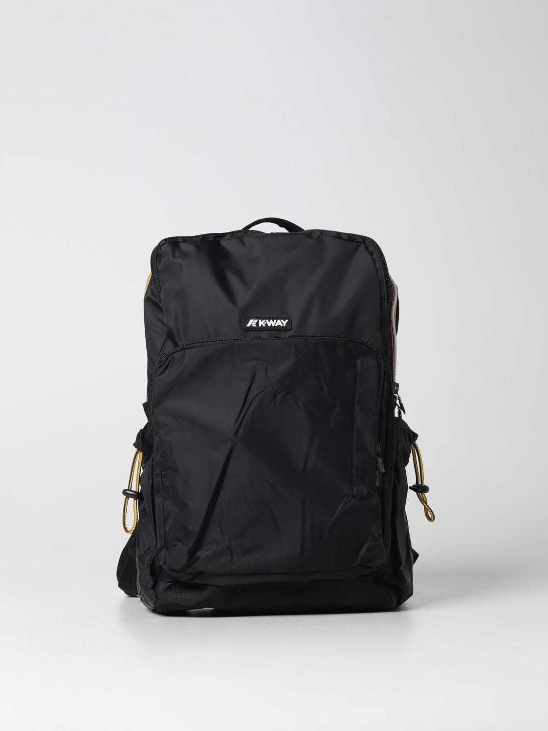 K-WAY: Backpack men - Black | K-Way backpack K4112XW online at GIGLIO.COM