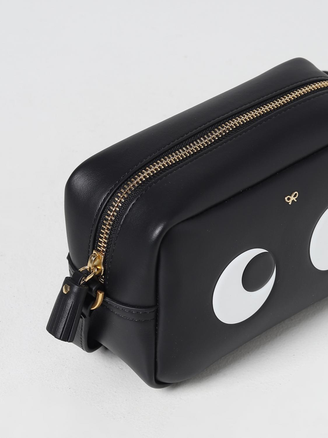 ANYA HINDMARCH: Crossbody bags woman - Black | Anya Hindmarch mini bag ...