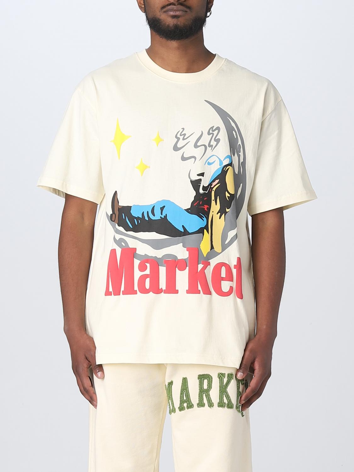 MARKET: T-shirt men - Yellow Cream | Market t-shirt 399001155 online at ...