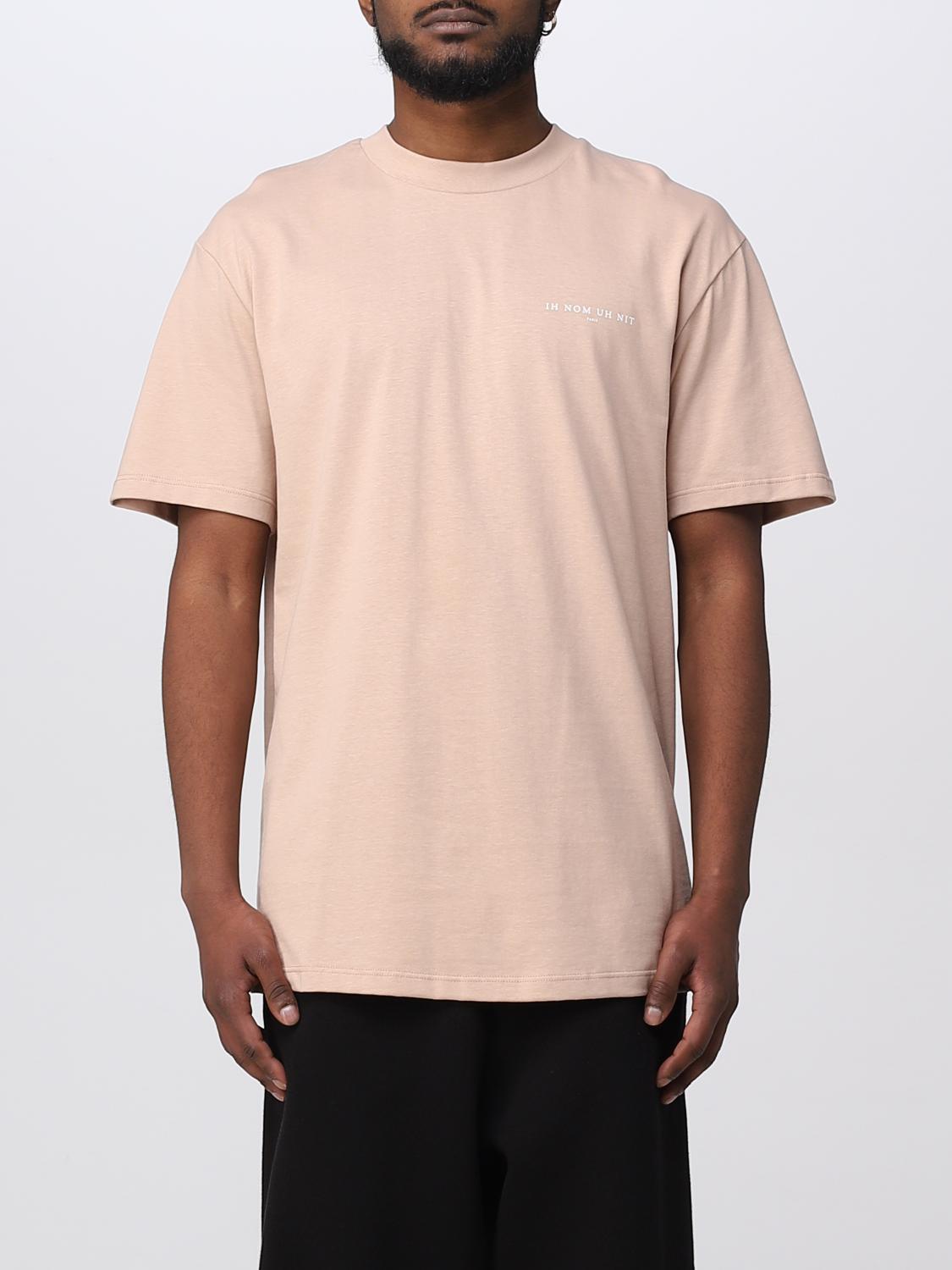 IH NOM UH NIT: T-shirt men - Sand | Ih Nom Uh Nit t-shirt NUS23231 ...