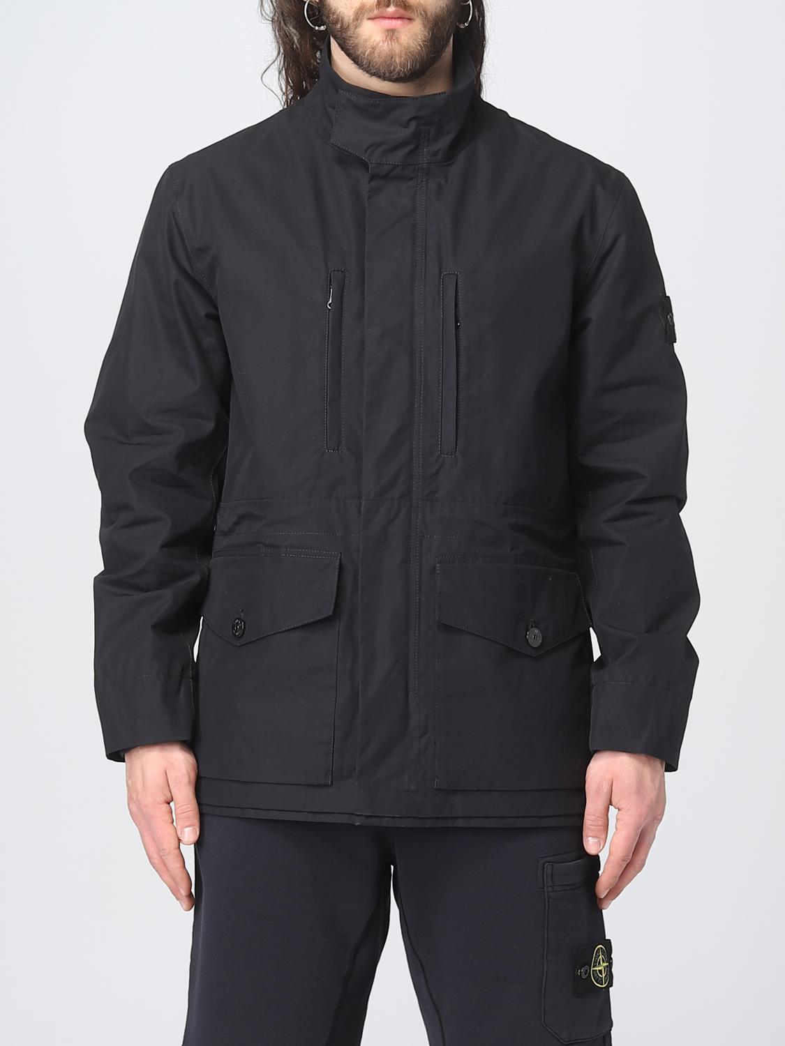 STONE ISLAND: Jacket men - Black | Stone Island jacket 7815412F1 online ...