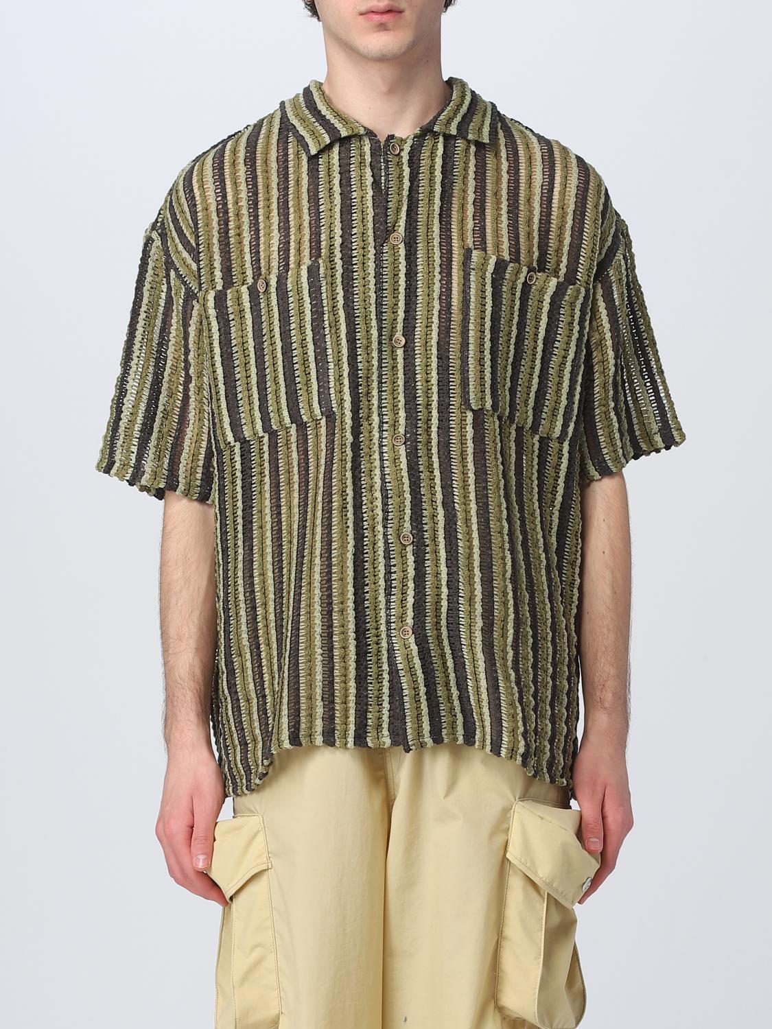 ANDERSSON BELL: Shirt men - Green | Andersson Bell shirt ATB844M online ...