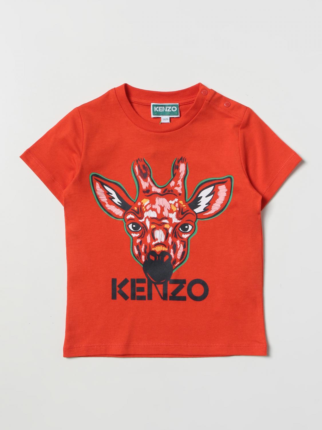 KENZO KIDS: T-shirt kids Kenzo Junior - Red | Kenzo Kids t-shirt K05458 ...