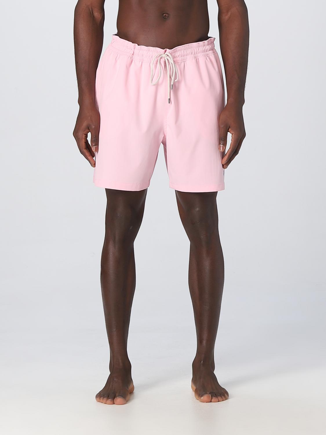 POLO RALPH LAUREN: Swimsuit men - Pink | Polo Ralph Lauren swimsuit 710901591 online at GIGLIO.COM