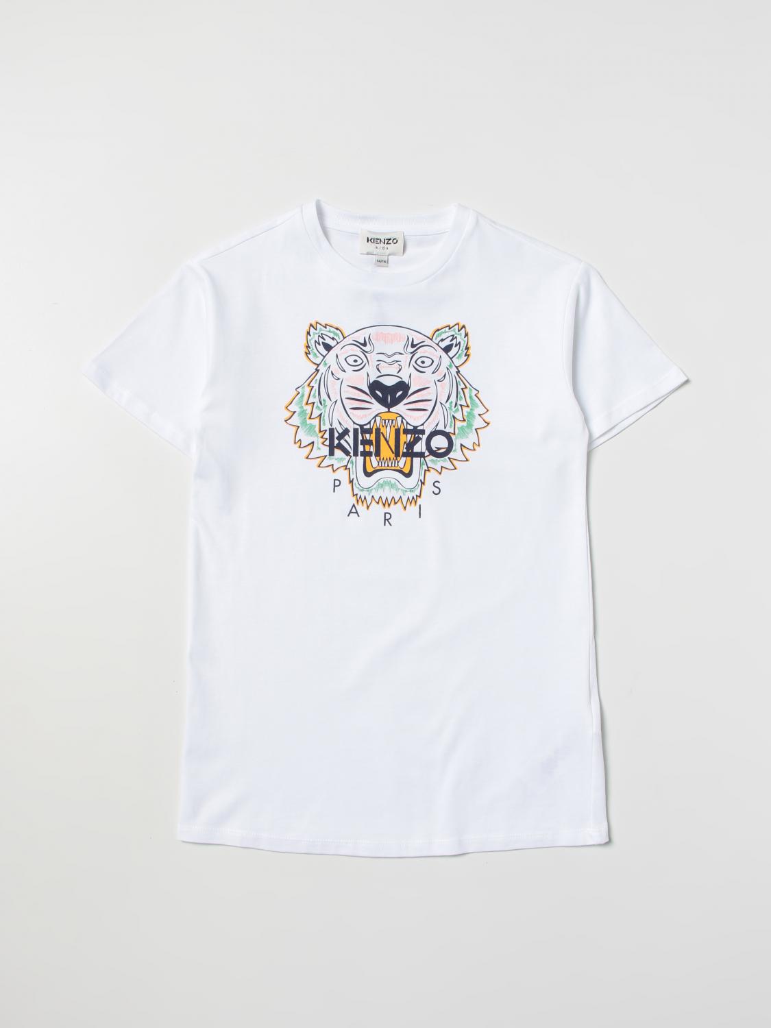 KENZO KIDS: Dress kids Kenzo Junior - White | Kenzo Kids dress K12288 ...