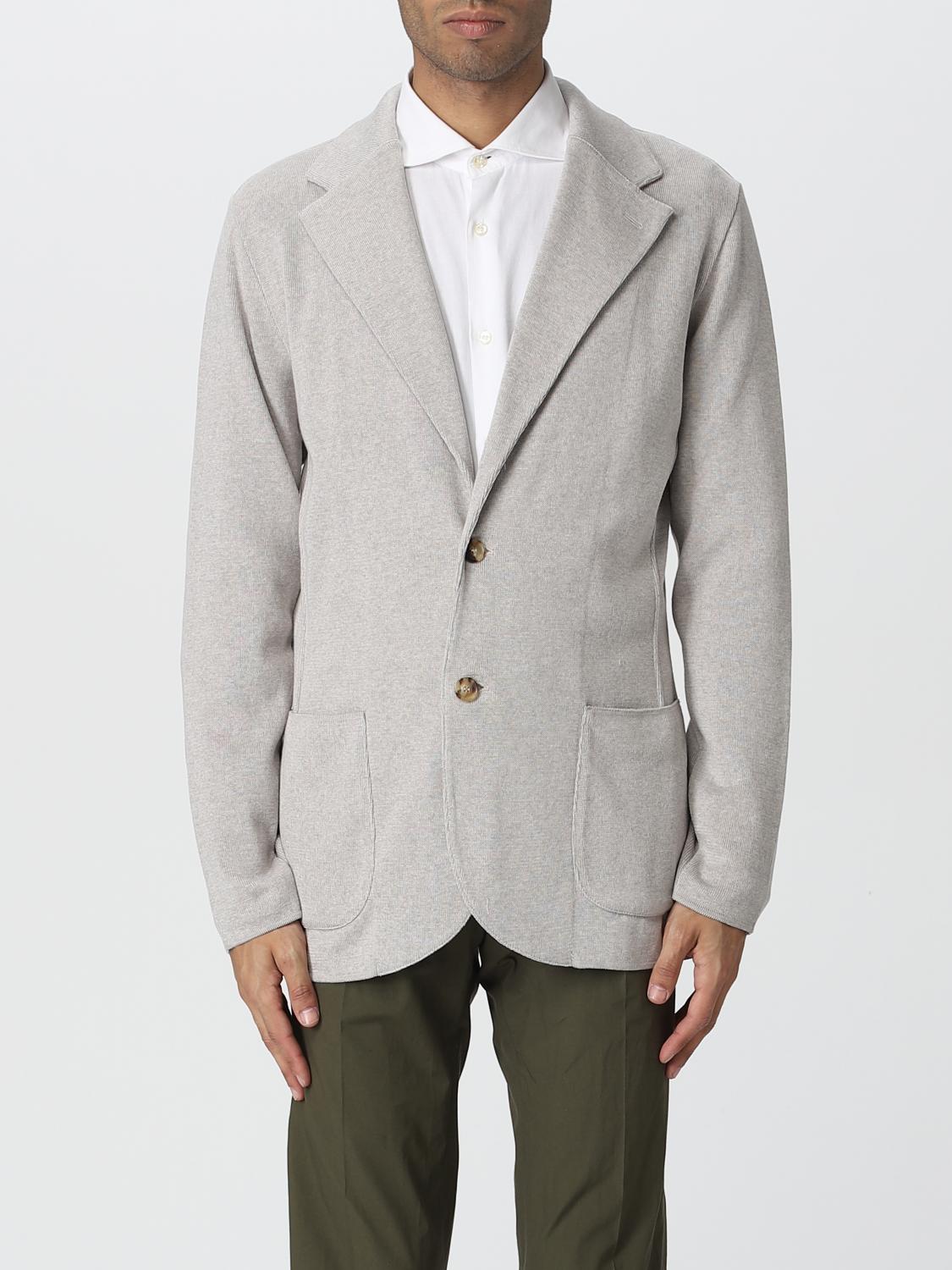LARDINI: Jacket men - Beige | Lardini blazer EPLJM56EP60009 online at GIGLIO.COM