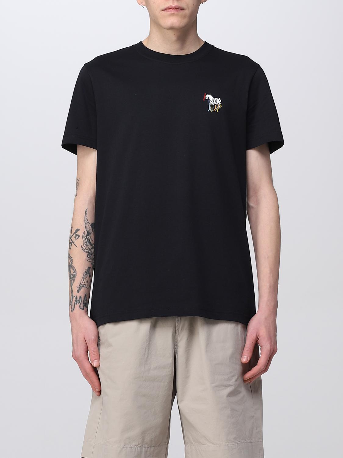 PS PAUL SMITH: T-shirt men - Blue | Ps Paul Smith t-shirt M2R010RKP3824 online at GIGLIO.COM