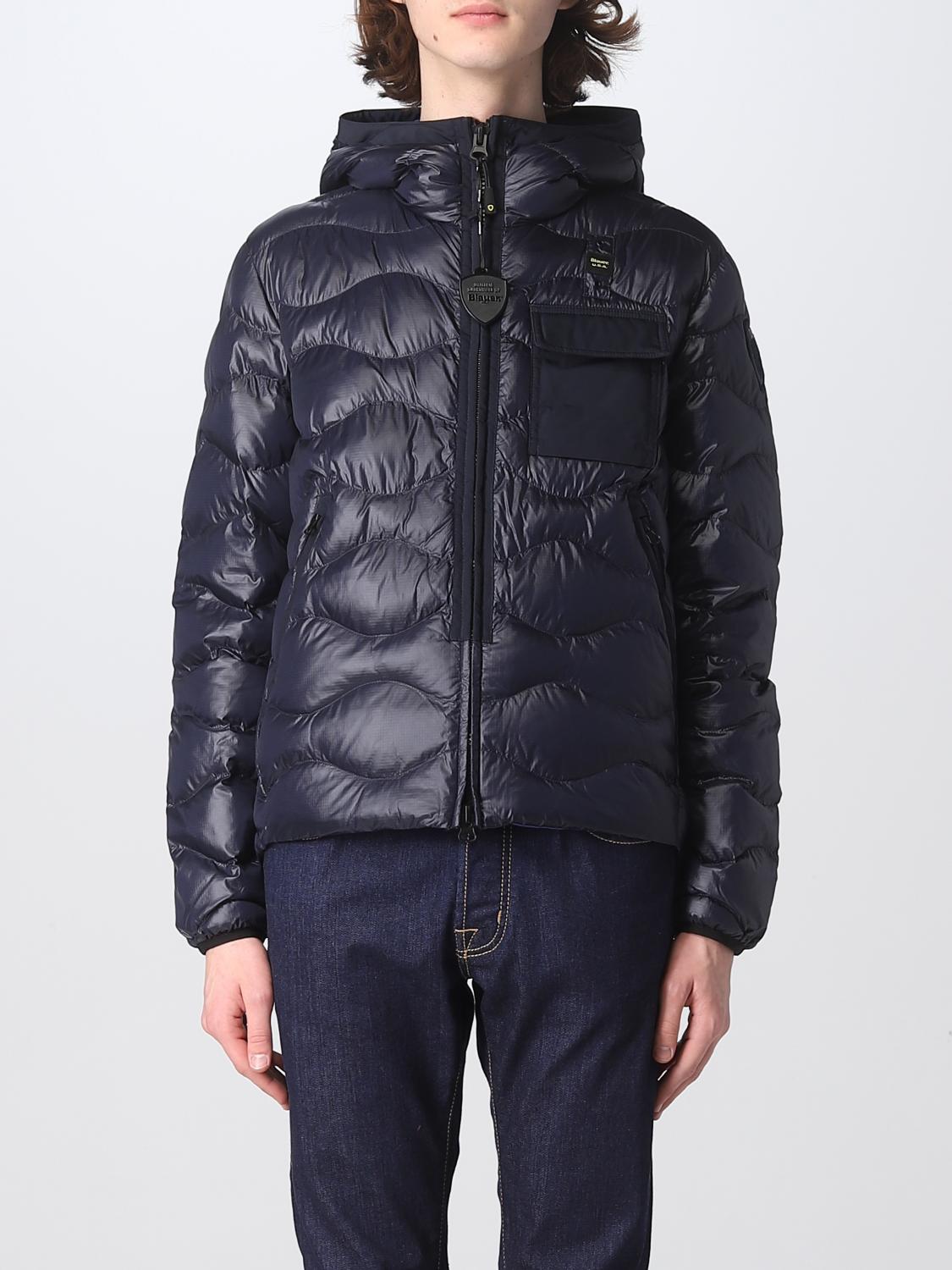 BLAUER: Jacket men - Blue | Blauer jacket 23SBLUC02039005958 online at ...