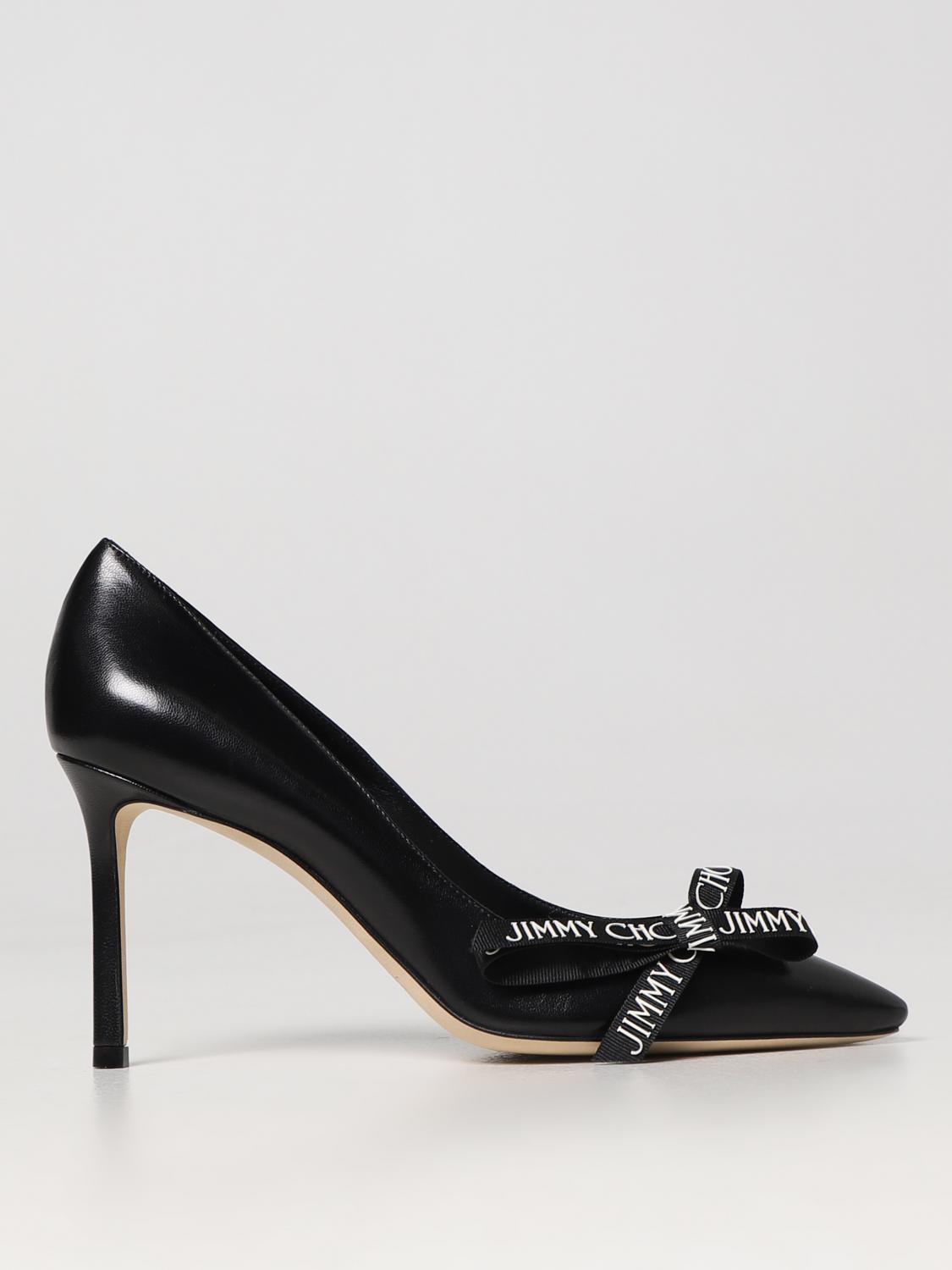 JIMMY CHOO: High heel shoes woman - Black | Jimmy Choo pump ROMY85BMF ...