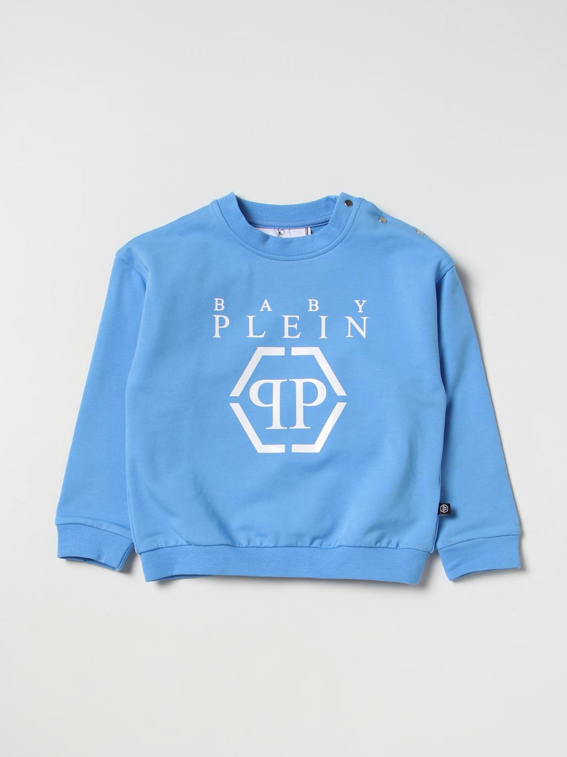 PHILIPP PLEIN: Sweater kids - Blue | Philipp Plein sweater 1UF004LDA12 ...