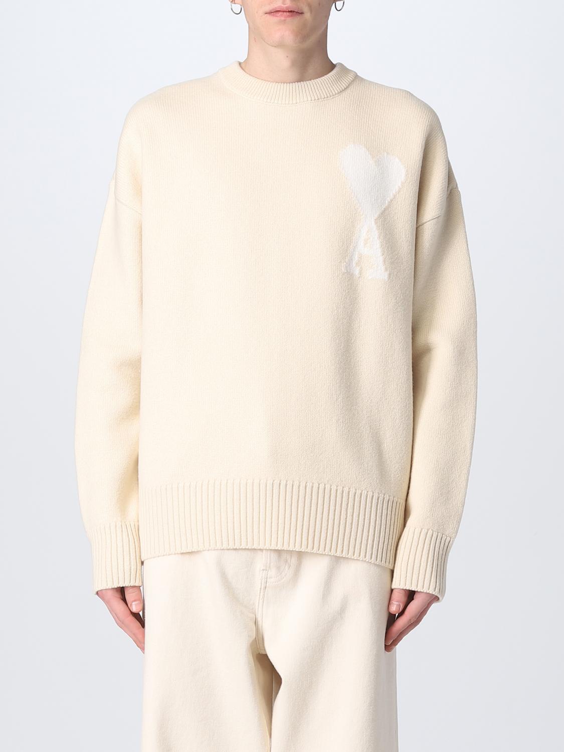Ami Paris Sweater men - White | UKS002018 | GIGLIO.COM