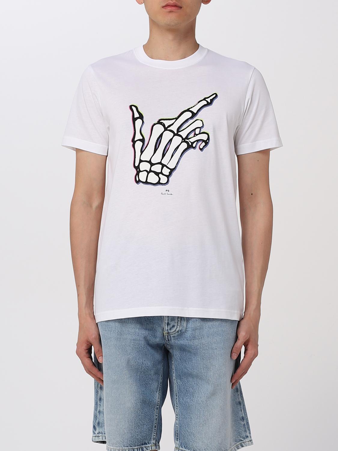PS PAUL SMITH: T-shirt men - White | Ps Paul Smith t-shirt M2R010RKP3794 online at GIGLIO.COM