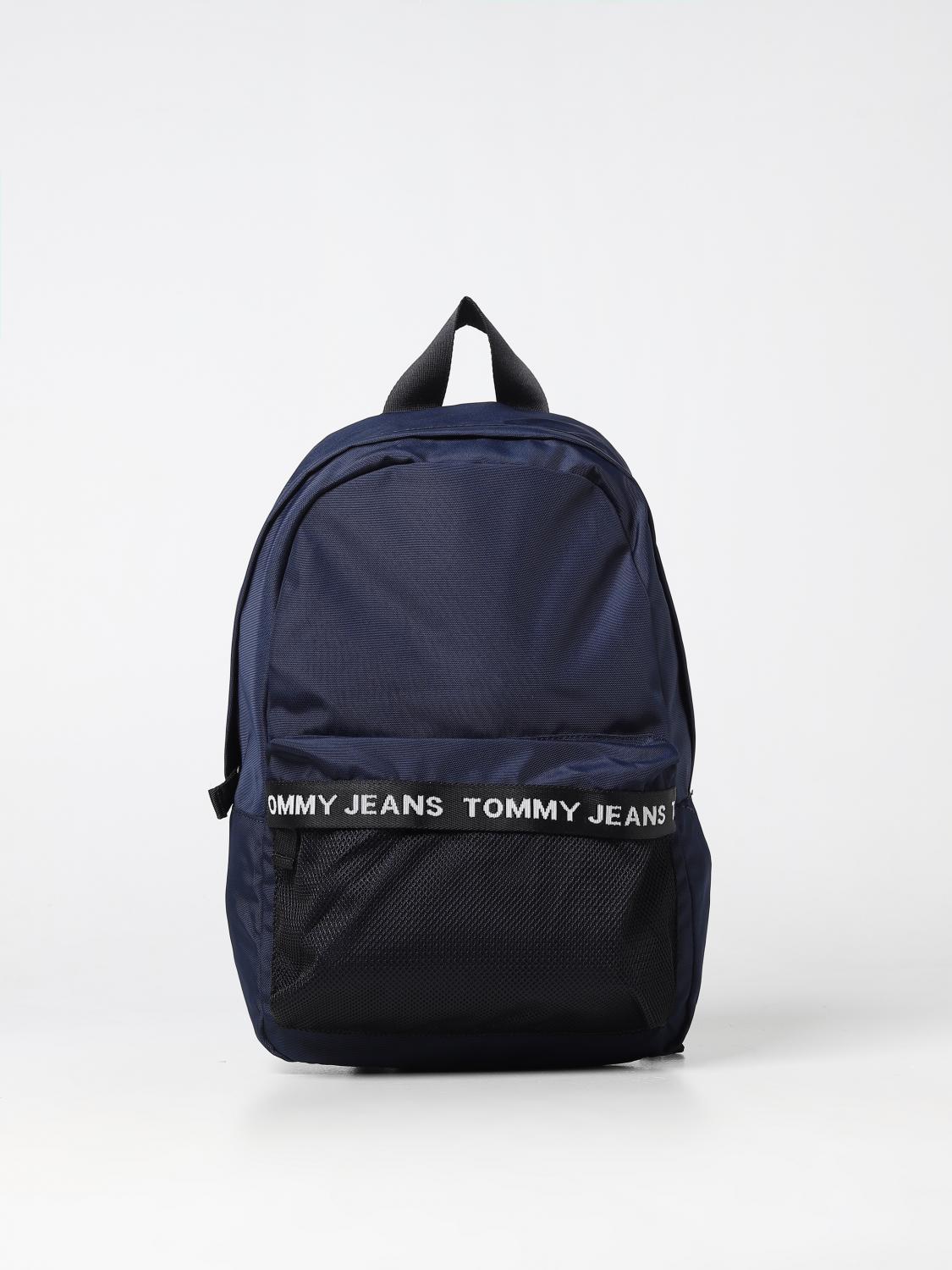 TOMMY JEANS: Backpack men - Blue | Tommy Jeans backpack AM0AM10900 ...