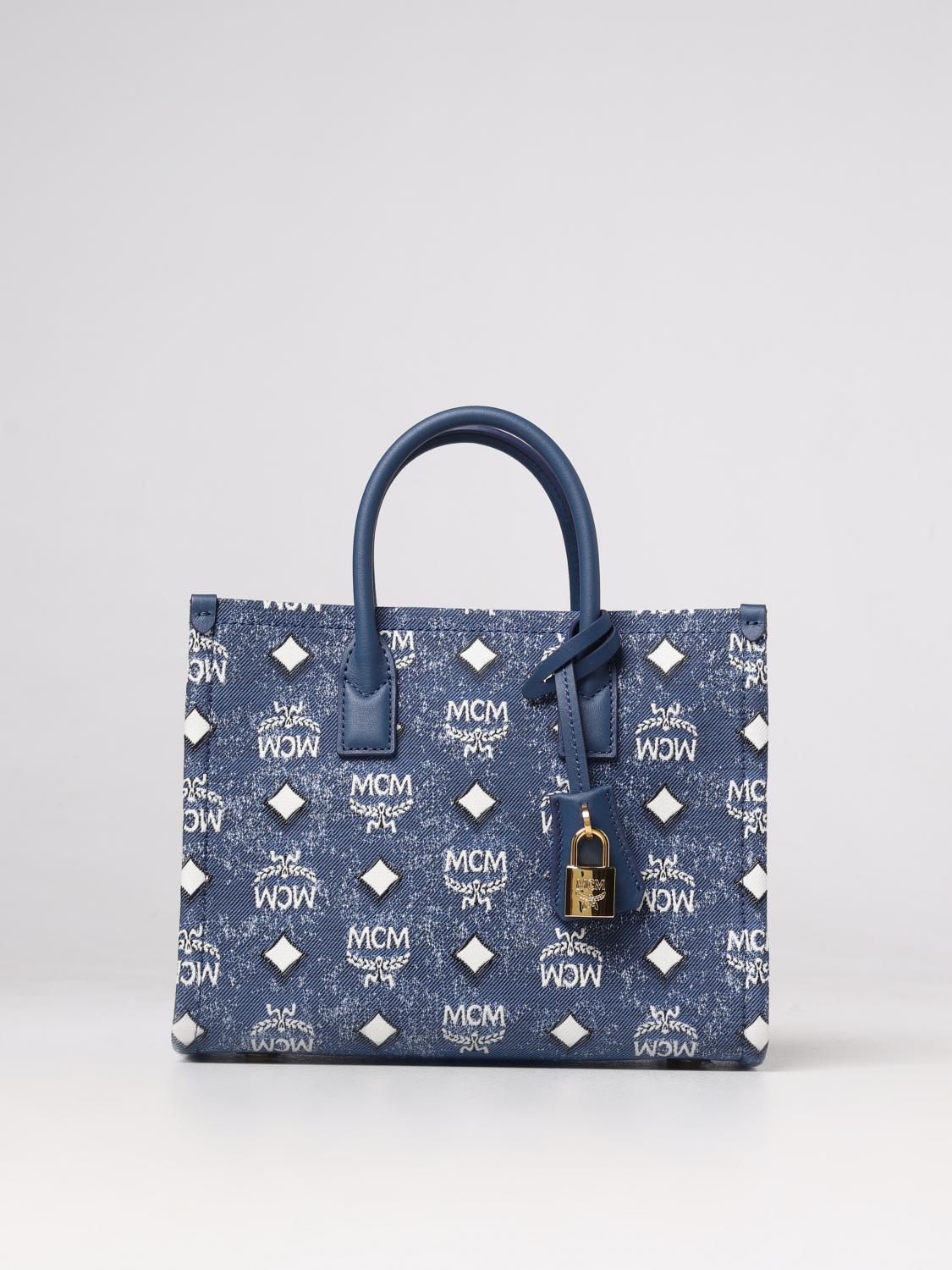MCM: Handbag woman - Blue | Mcm handbag MWTDSBO05 online at GIGLIO.COM