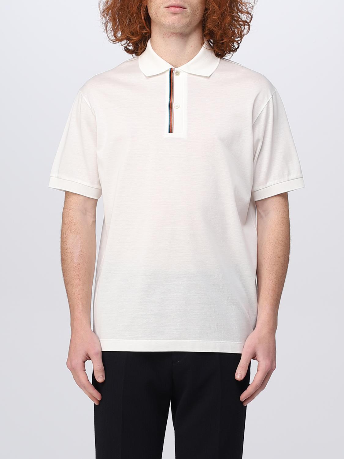 PAUL SMITH: Polo shirt men - White | Paul Smith polo shirt M1R958PPH00089 online at GIGLIO.COM