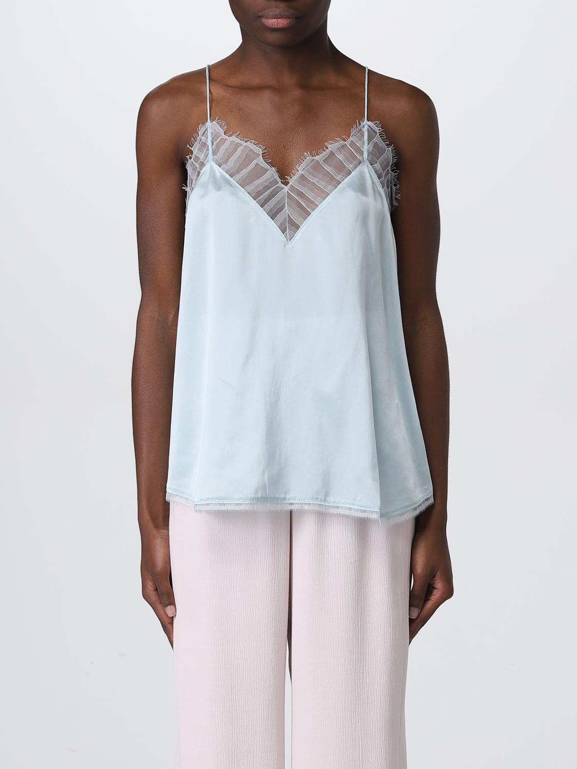 IRO: Top woman - Blue | Iro top WM16BERWYN online at GIGLIO.COM