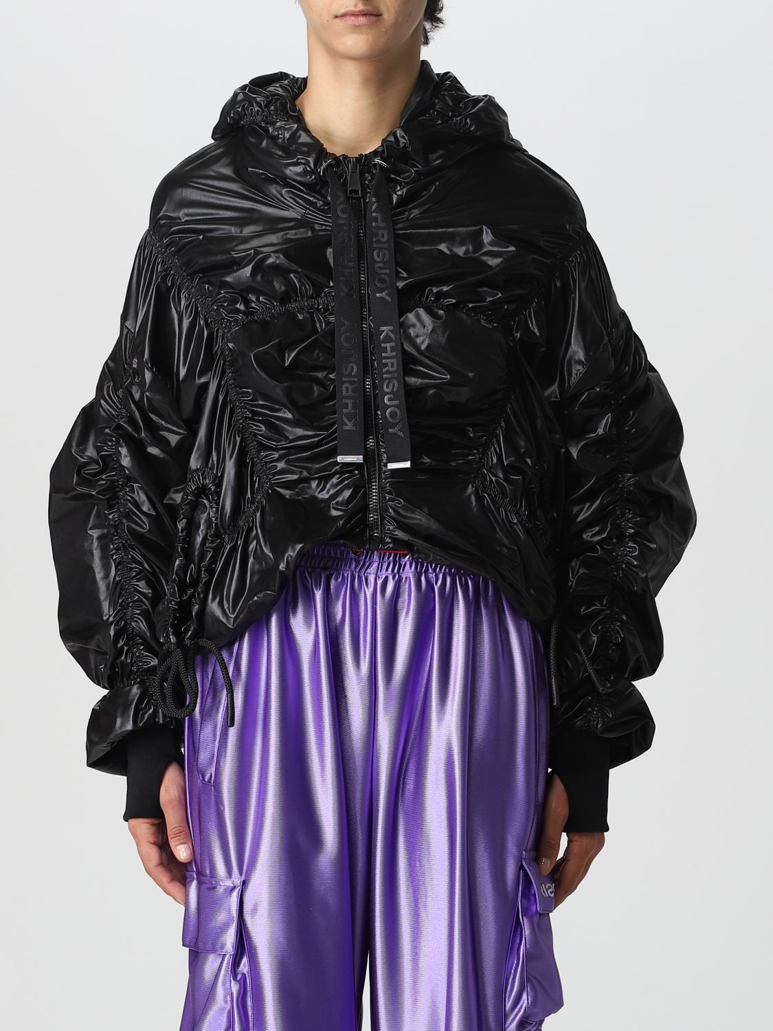 KHRISJOY: Jacket woman - Black | Khrisjoy jacket ESW011MTR online at ...
