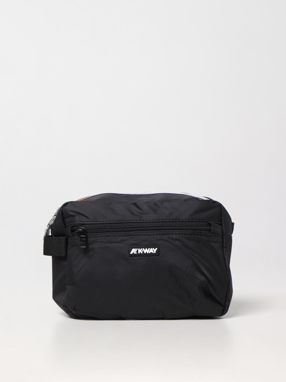 K-WAY: Bags men - Black | K-Way cosmetic case K4127TW online at GIGLIO.COM