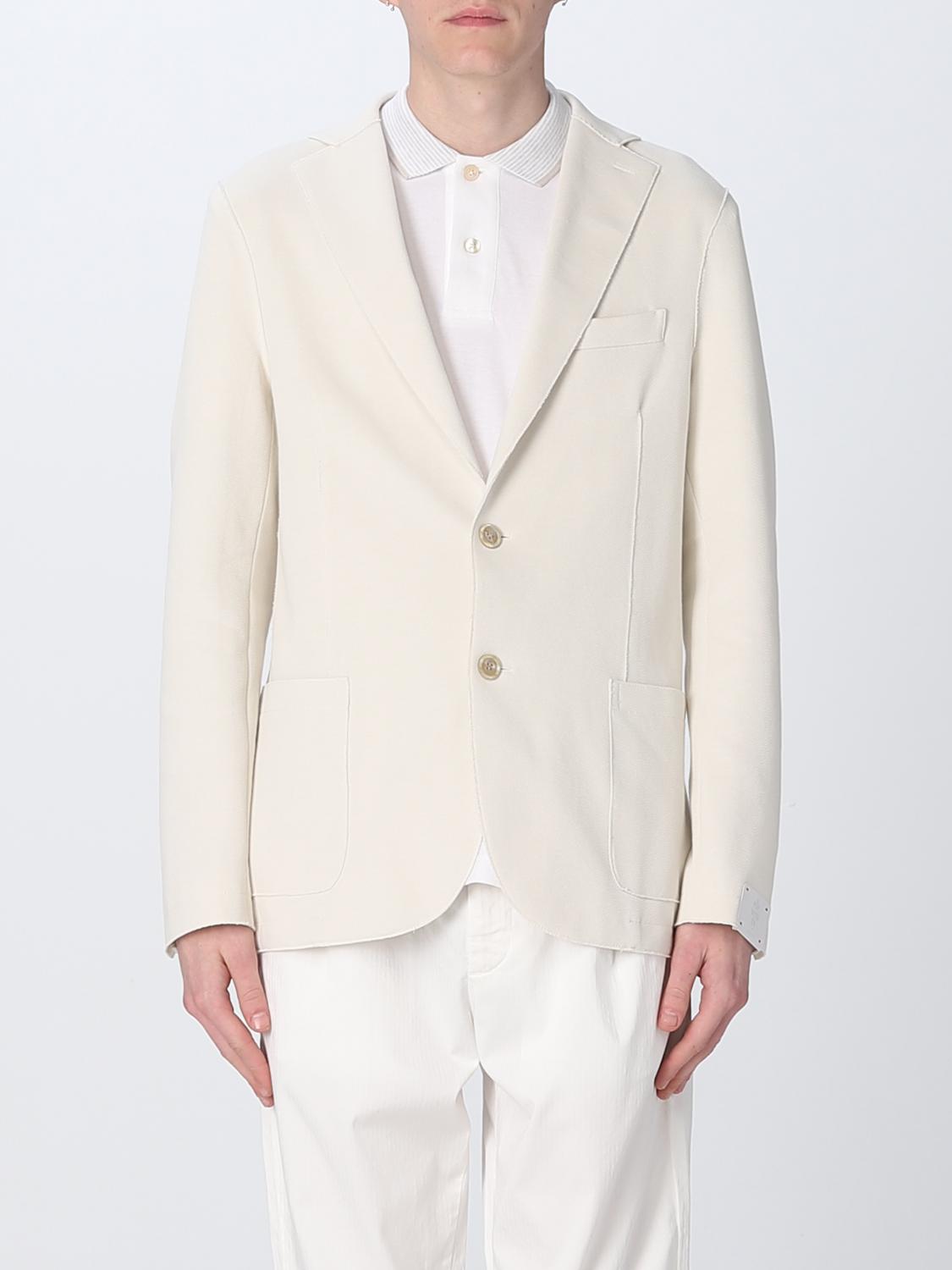 ELEVENTY: Jacket men - Ivory | Eleventy jacket G70GIAA01JAC25001 online ...