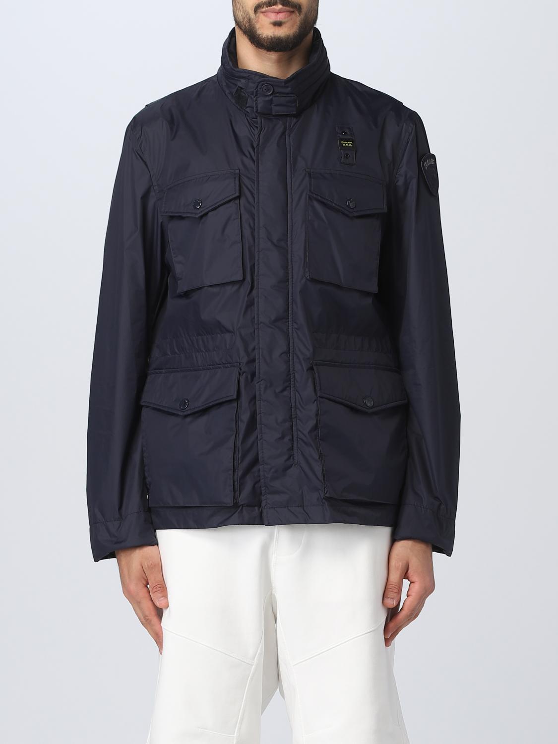 BLAUER: Jacket men - Blue | Blauer jacket 23SBLUB01136006530 online at ...