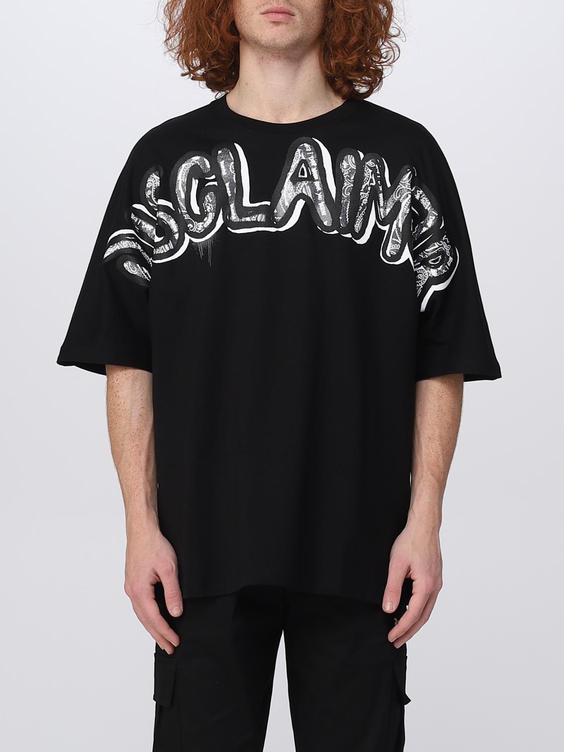 Disclaimer T-shirt men - Black | 23EDS53474 | GIGLIO.COM