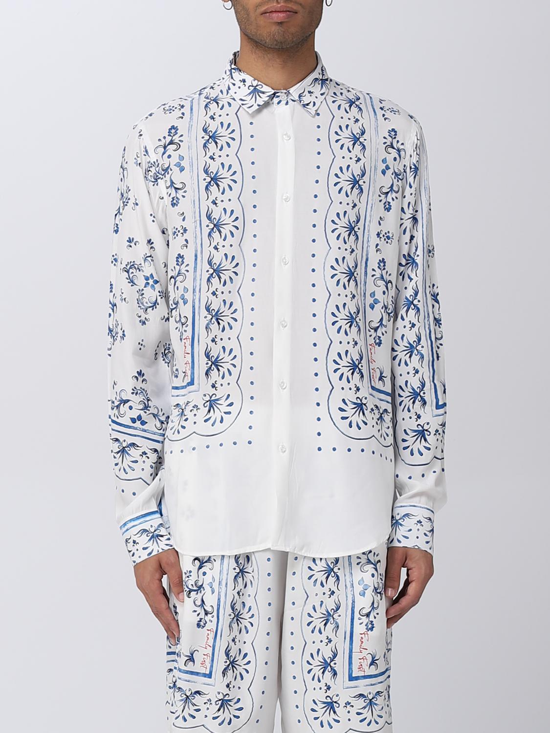 FAMILY FIRST: Shirt men - White | Family First shirt SHS2340 online at ...