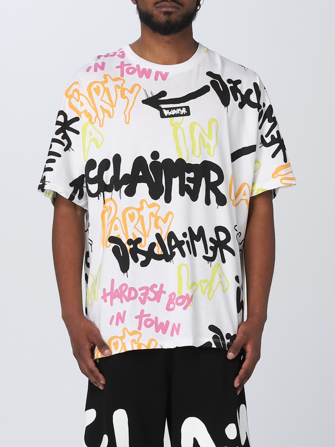 Disclaimer T-shirt men - White | 23EDS53469 | GIGLIO.COM