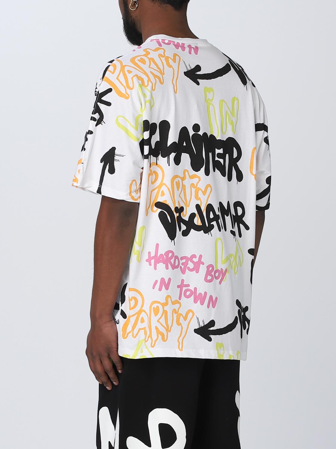Disclaimer T-shirt men - White | 23EDS53469 | GIGLIO.COM