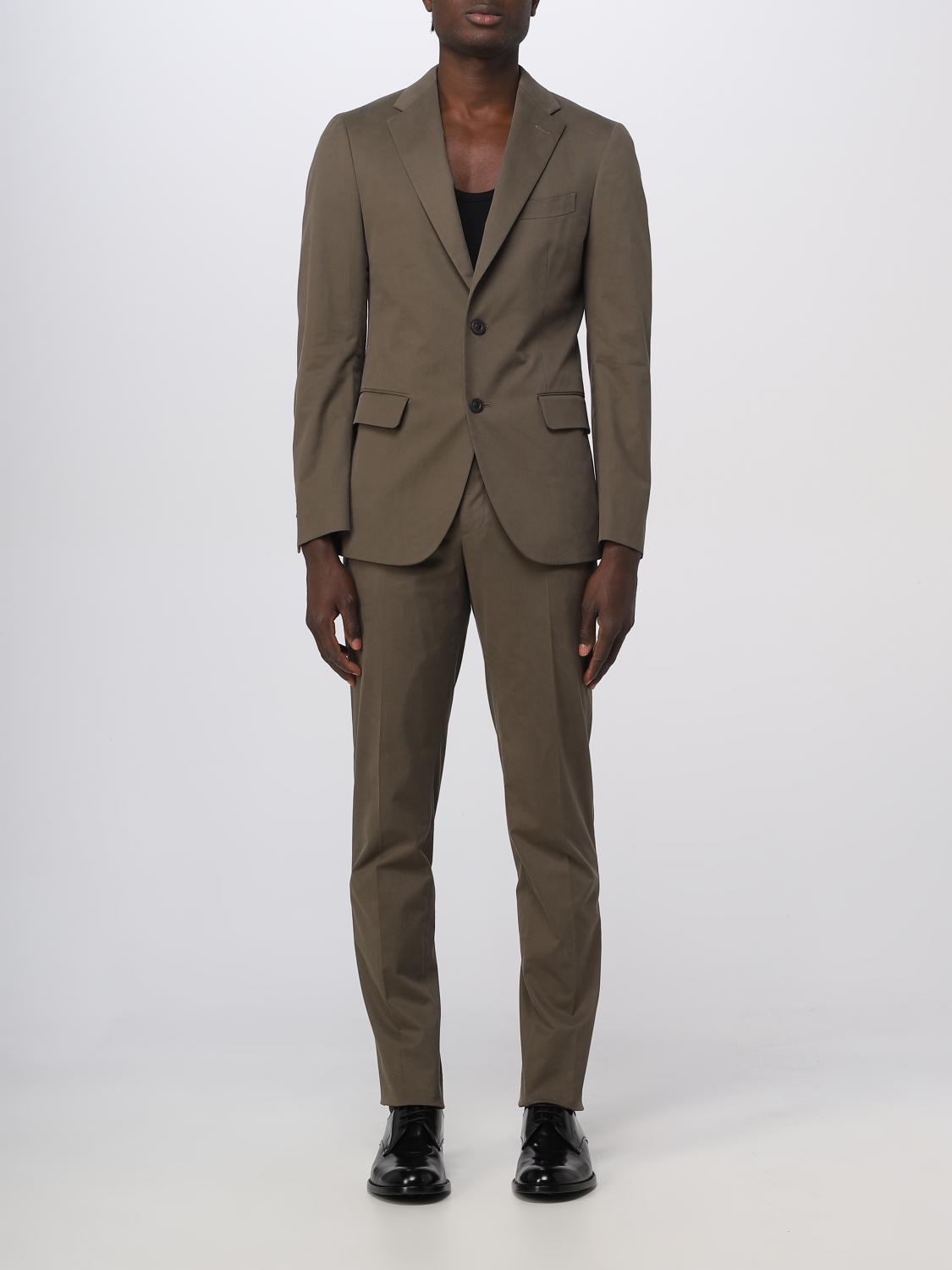 BOGLIOLI: Suit men - Green | Boglioli suit Y12C2BSB3105 online at ...