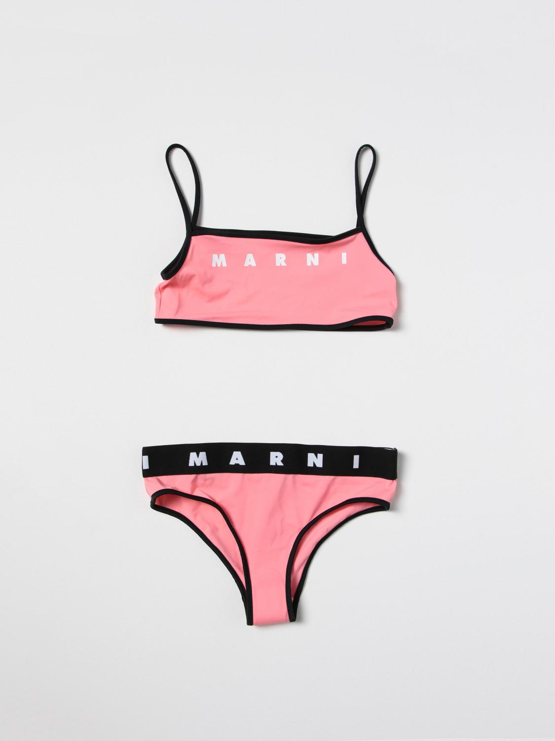 Marni swimsuit in lycra - Pink | M00735M00M2 | GIGLIO.COM