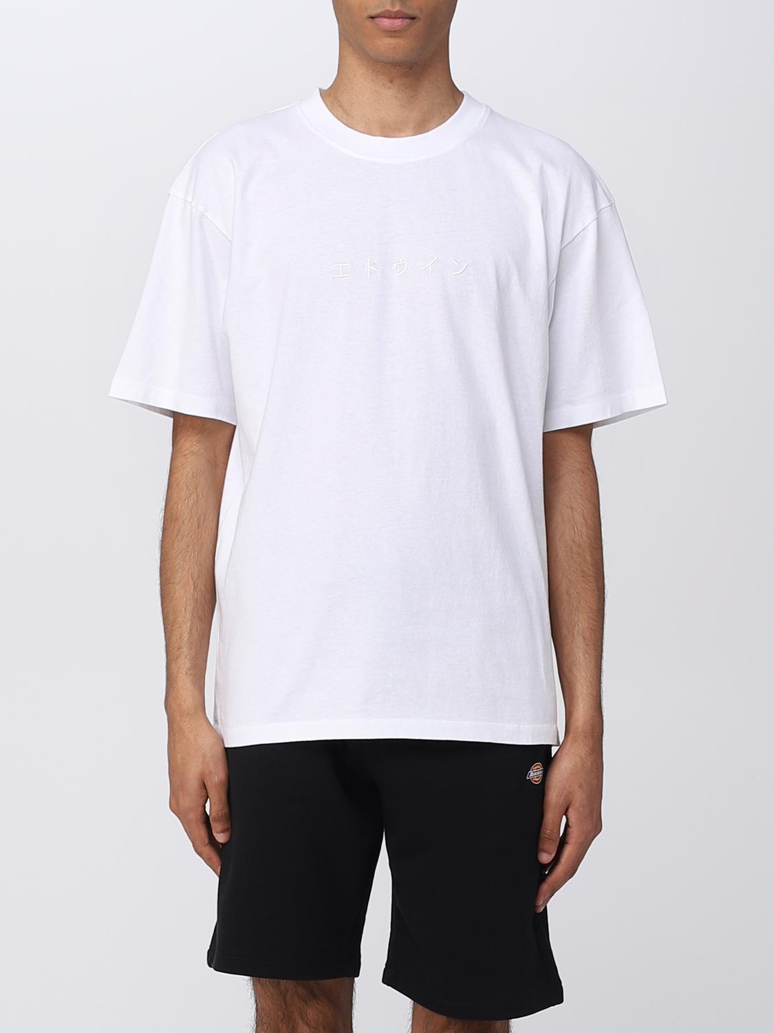 EDWIN: T-shirt men - White | Edwin t-shirt I026745 online at GIGLIO.COM