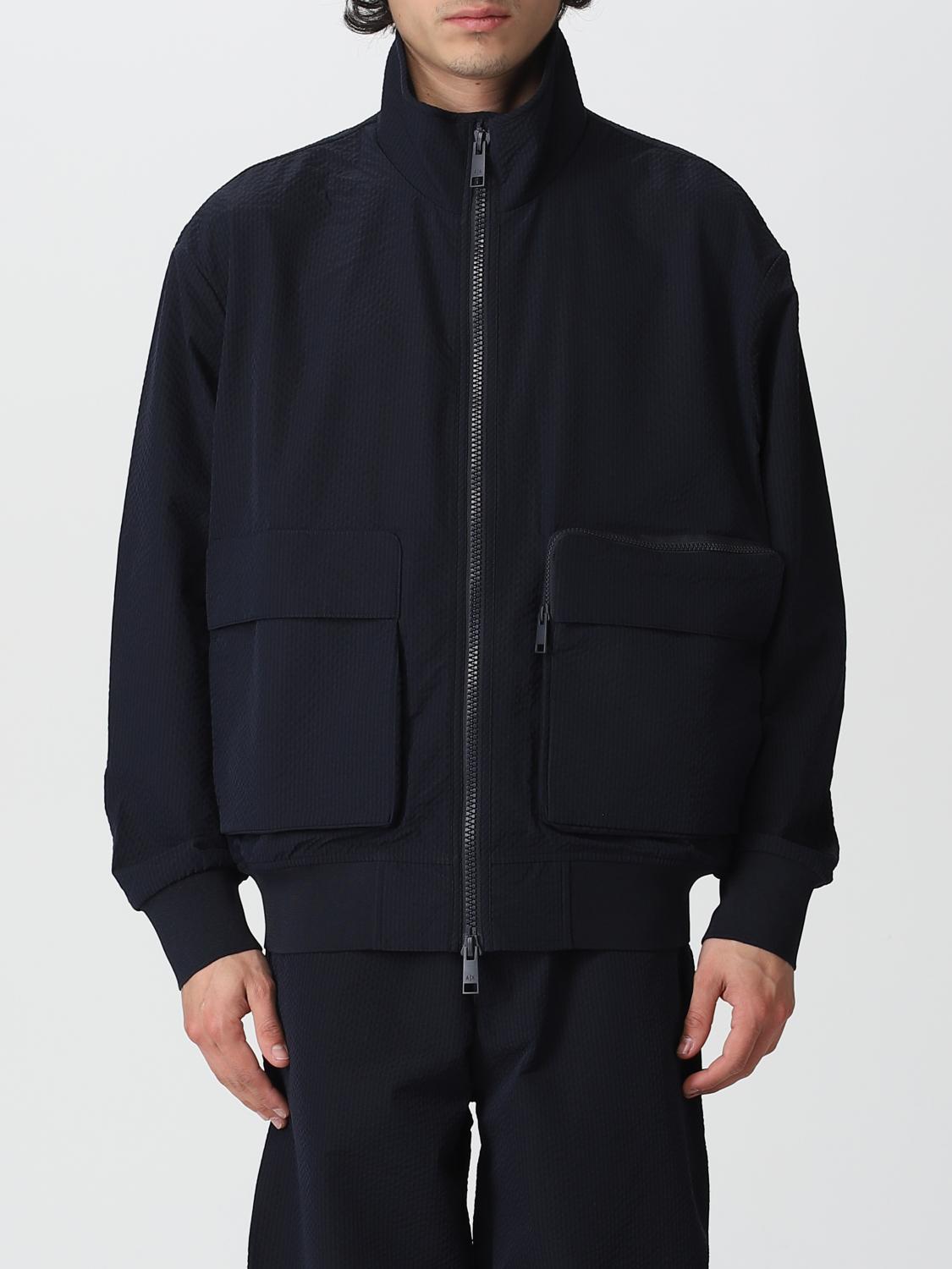 ARMANI EXCHANGE: Jacket men - Blue | Armani Exchange jacket 3RZB22ZN1AZ ...
