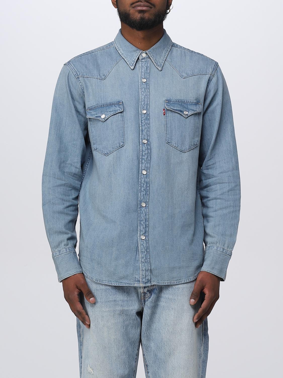 LEVI'S: Shirt men - Blue | Levi's shirt 857440001 online at GIGLIO.COM