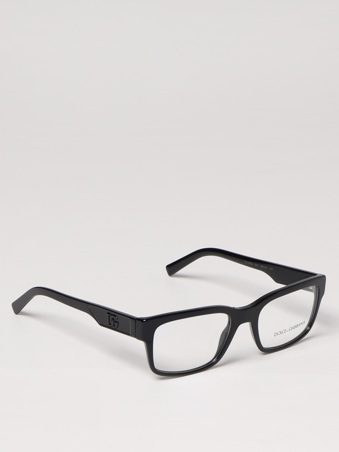 DOLCE & GABBANA: acetate eyeglasses - Black | Dolce & Gabbana optical ...