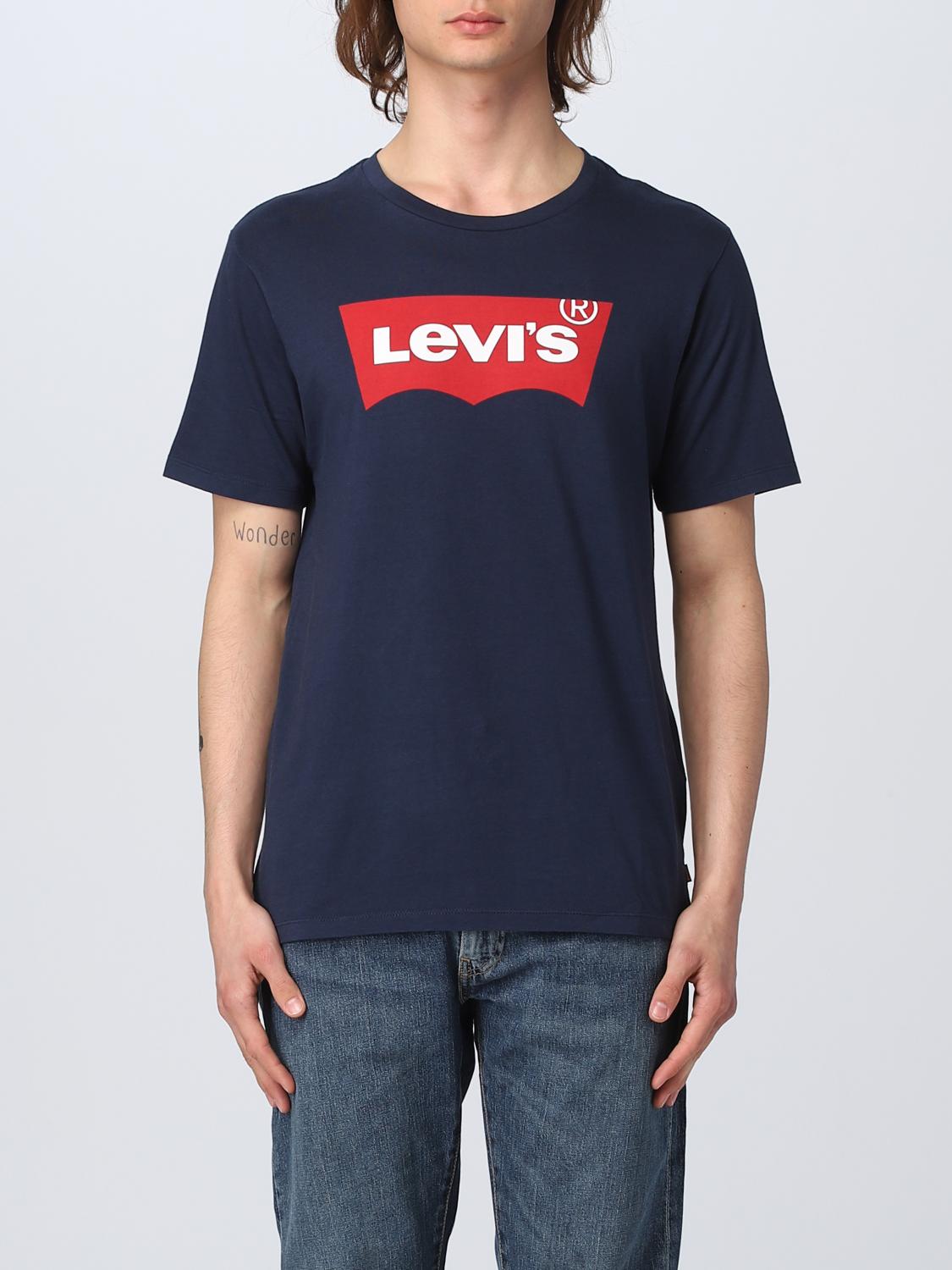 LEVI'S: T-shirt men - Blue | Levi's t-shirt 177830139 online at GIGLIO.COM
