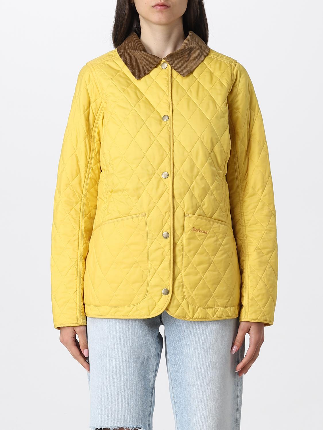 Barbour Coat woman - Yellow | LQU0475 | GIGLIO.COM