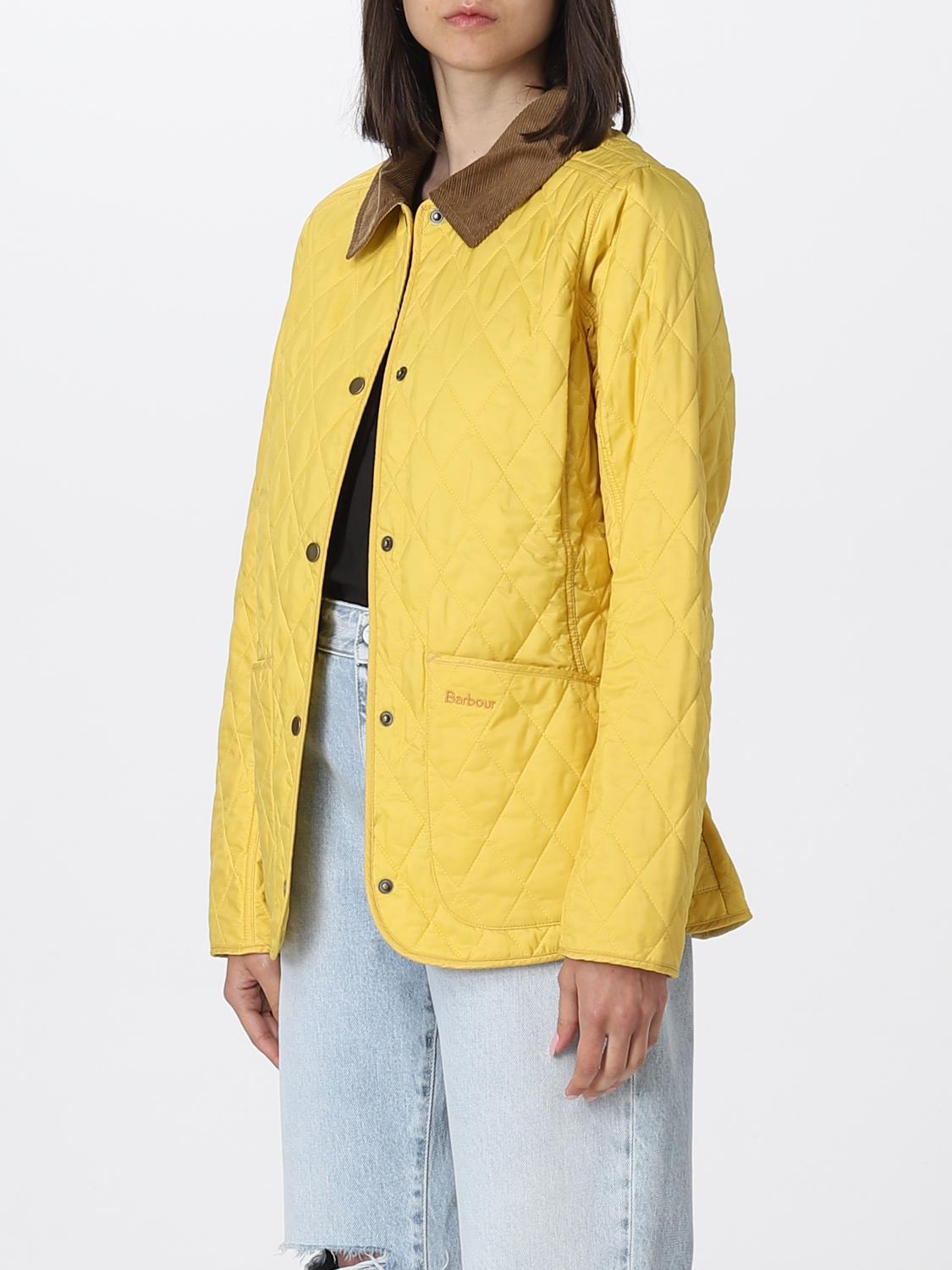 Barbour Coat woman - Yellow | LQU0475 | GIGLIO.COM