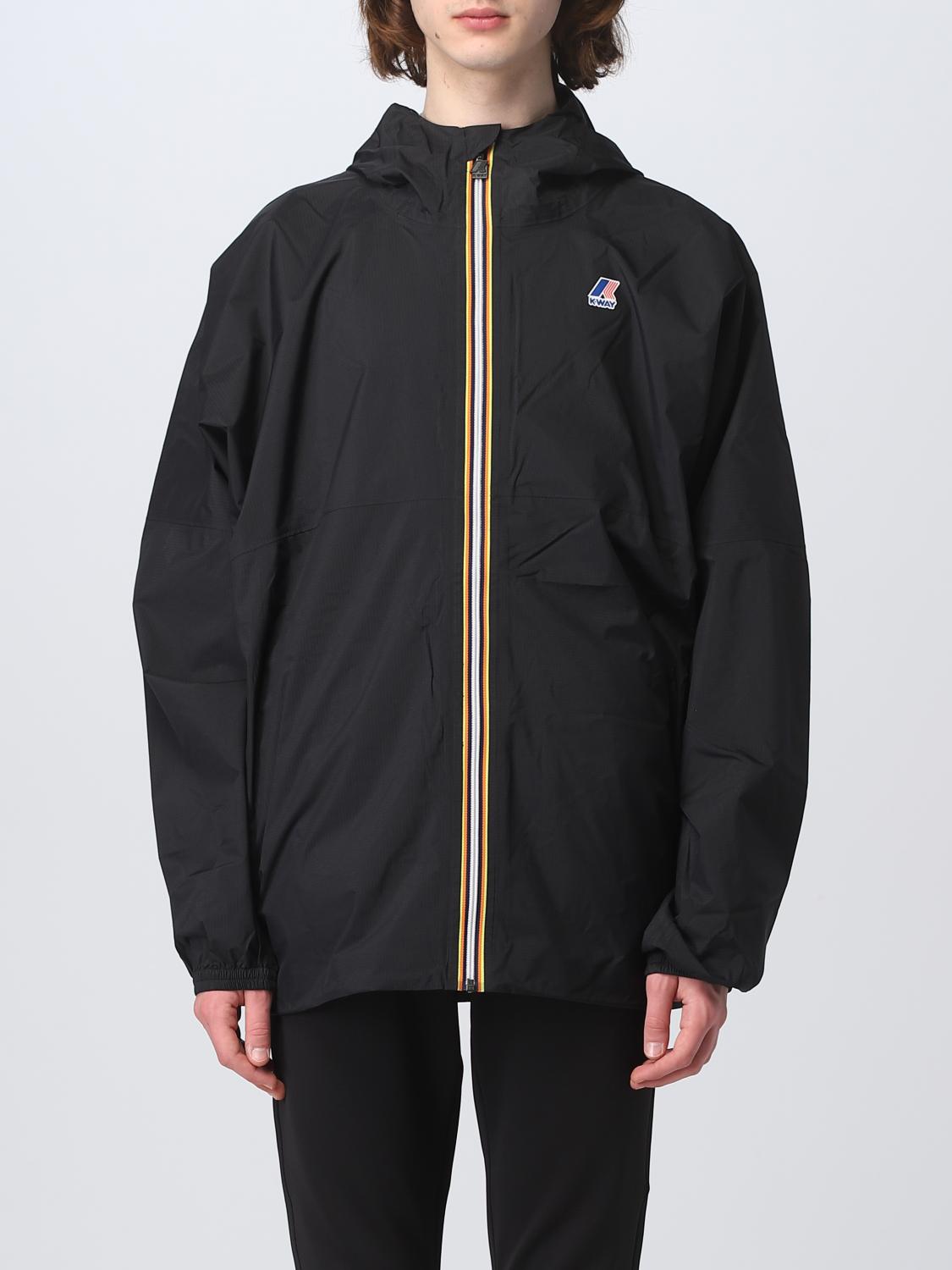 K-WAY: Jacket men - Black | K-Way jacket K111NIW online at GIGLIO.COM